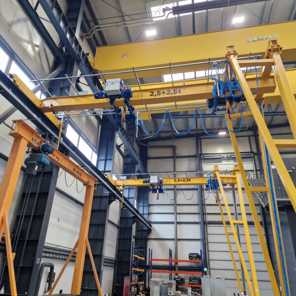 Cale de rulare si macarale semiportal 2x2.5t - Solinvest